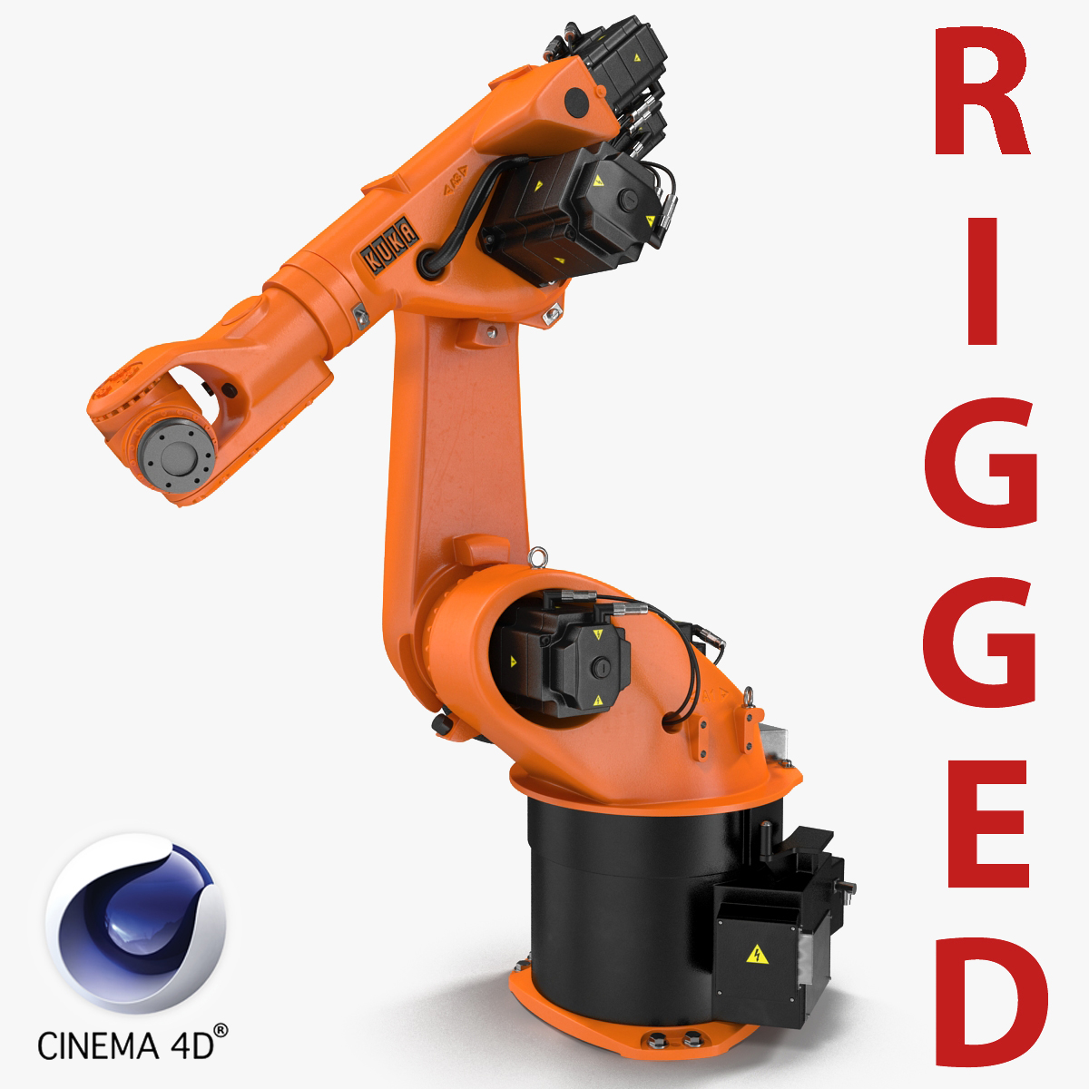 kuka robot kr 30-3 3d model