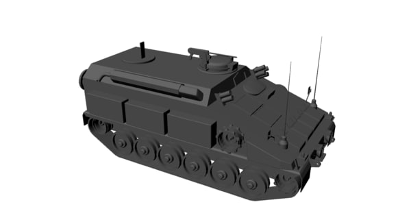 3d wwii german apc hs-30