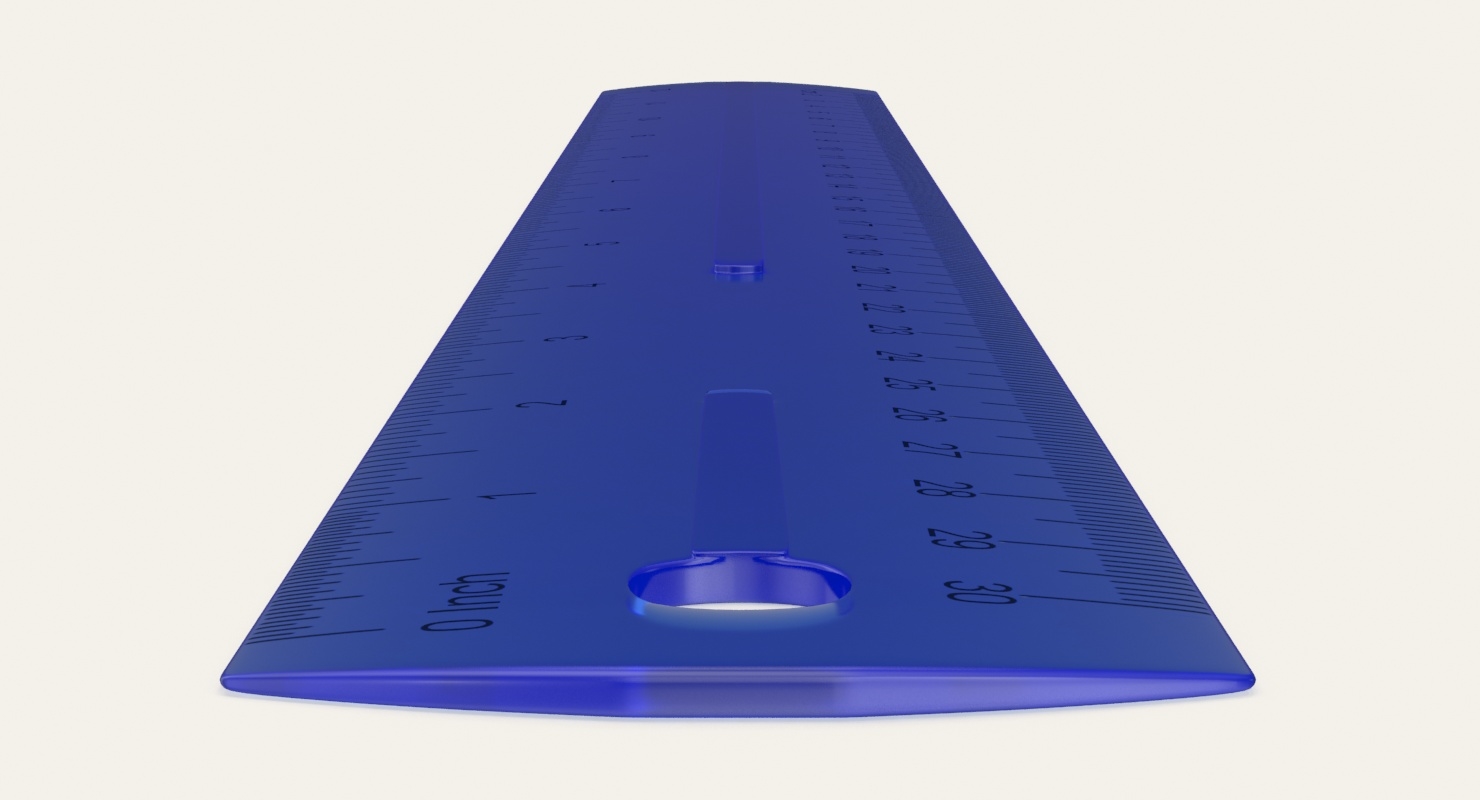 塑料尺3D模型 - TurboSquid 1088041