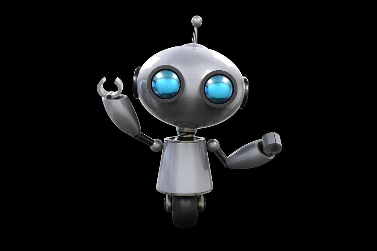 robot kyuut 3d max