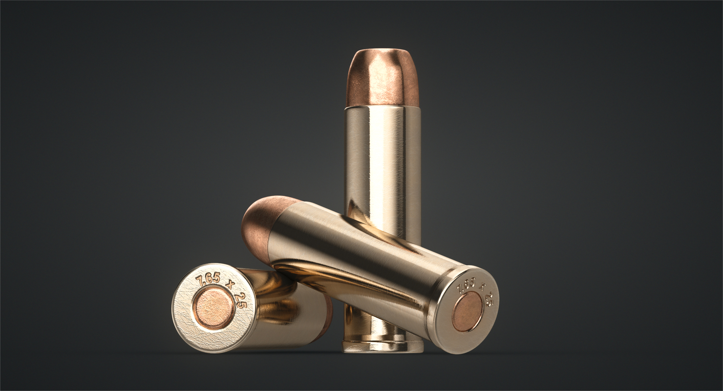 gun bullet 3d model