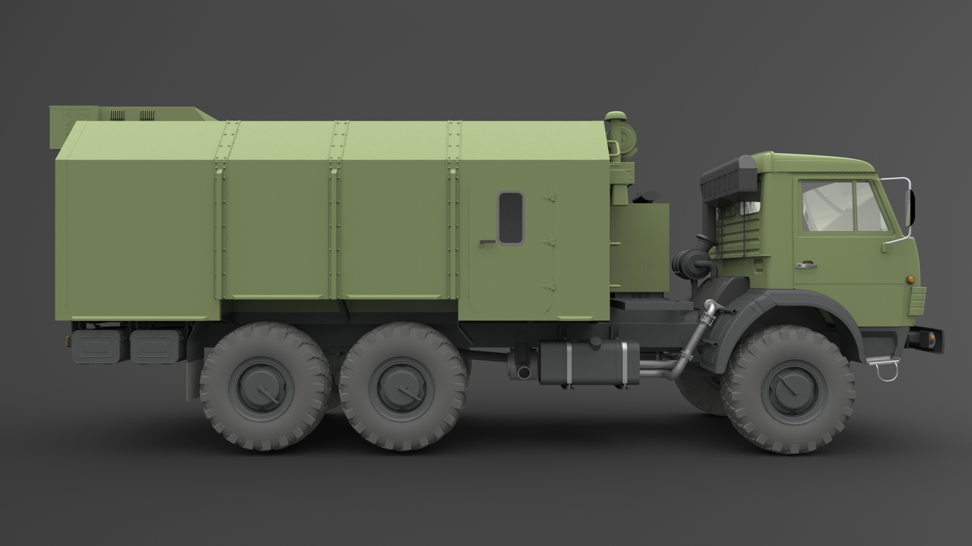 kamaz 43114 3d model