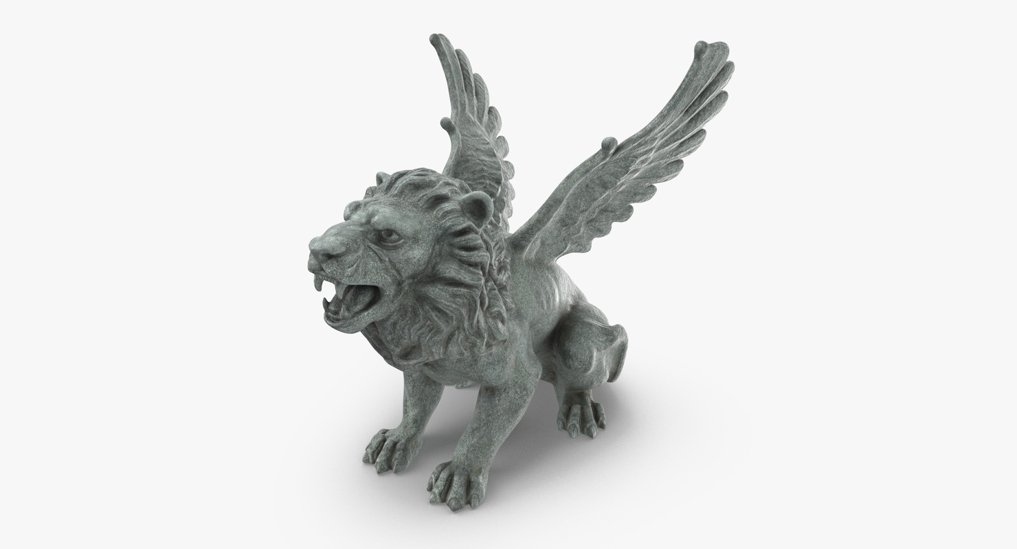 3d gargoyle 02 model