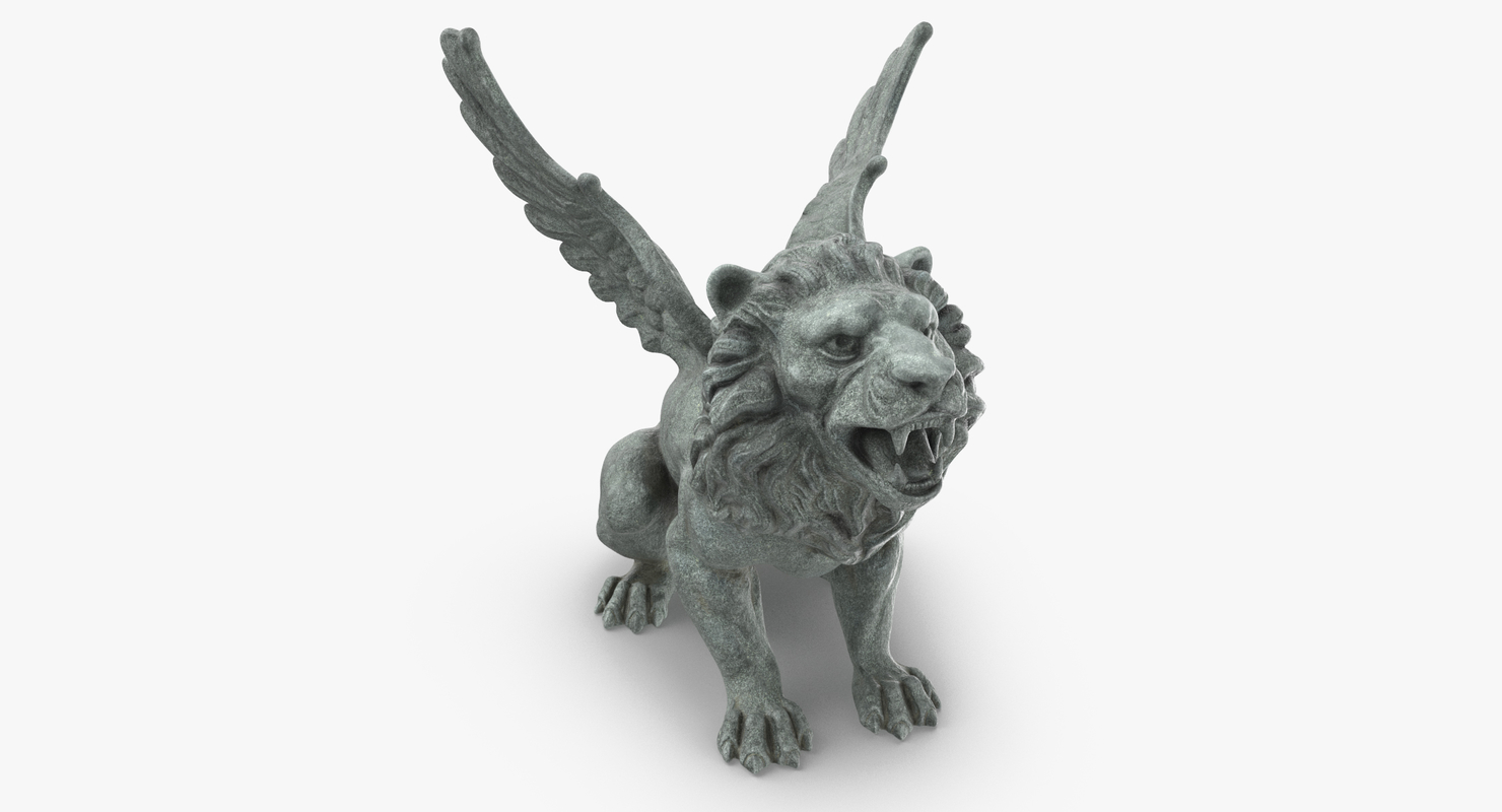 3d gargoyle 02 model