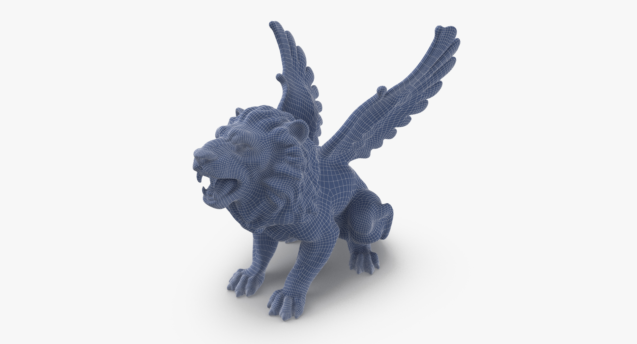 3d gargoyle 02 model