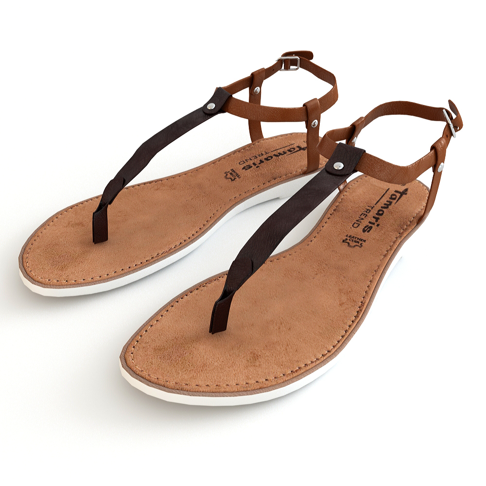 3d model sandals