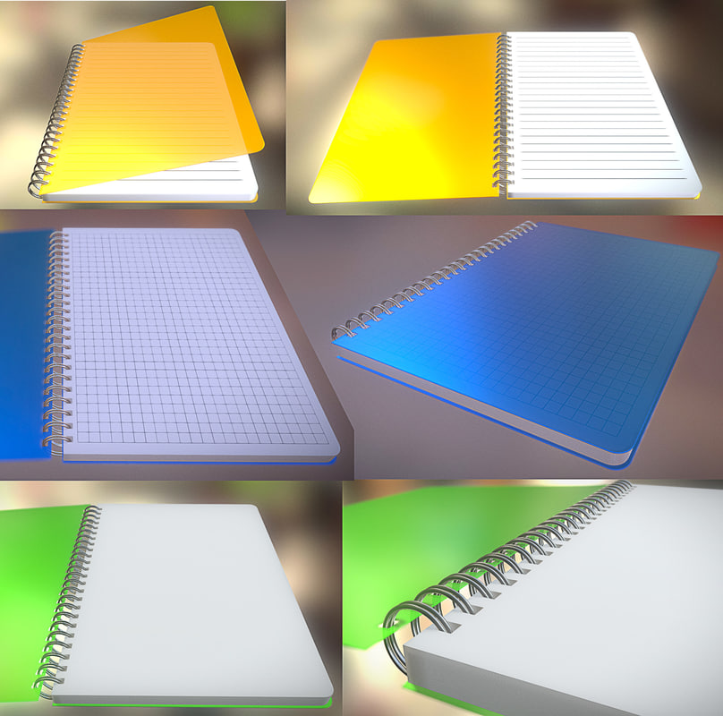 3d model notepad pack