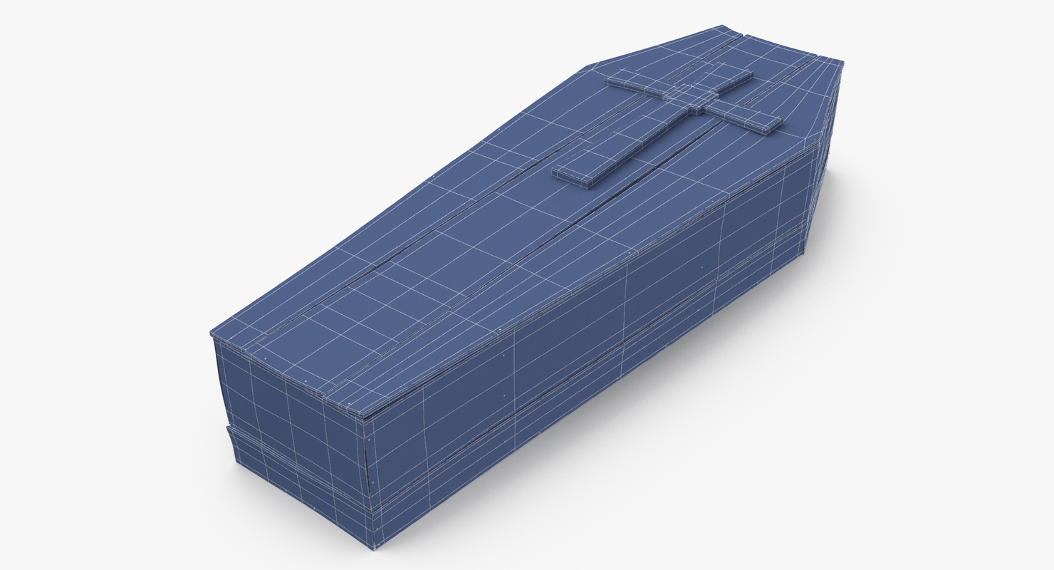 3d coffin 01 model