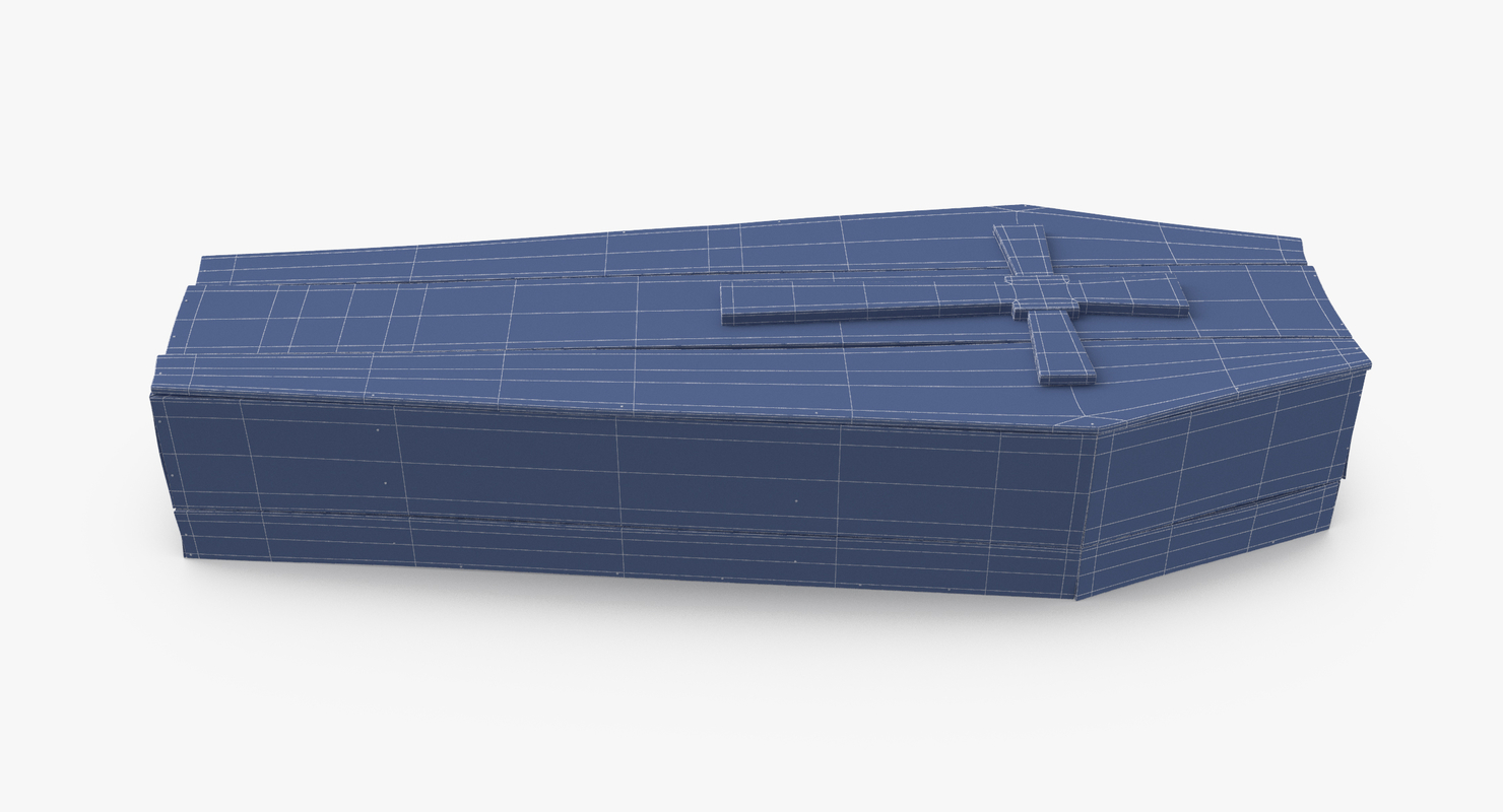 3d coffin 01 model