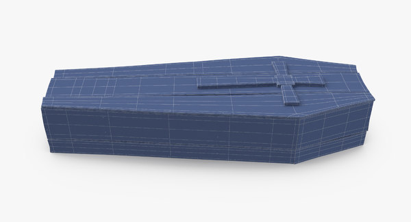 3d coffin 01 model