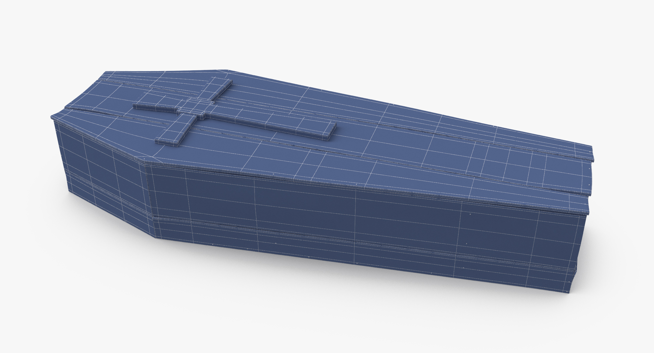 3d coffin 01 model