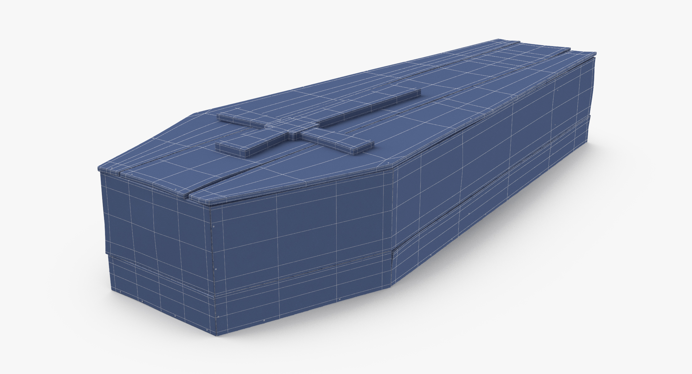 3d coffin 01 model