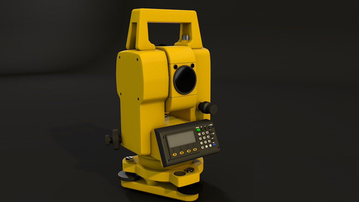 3d model total station