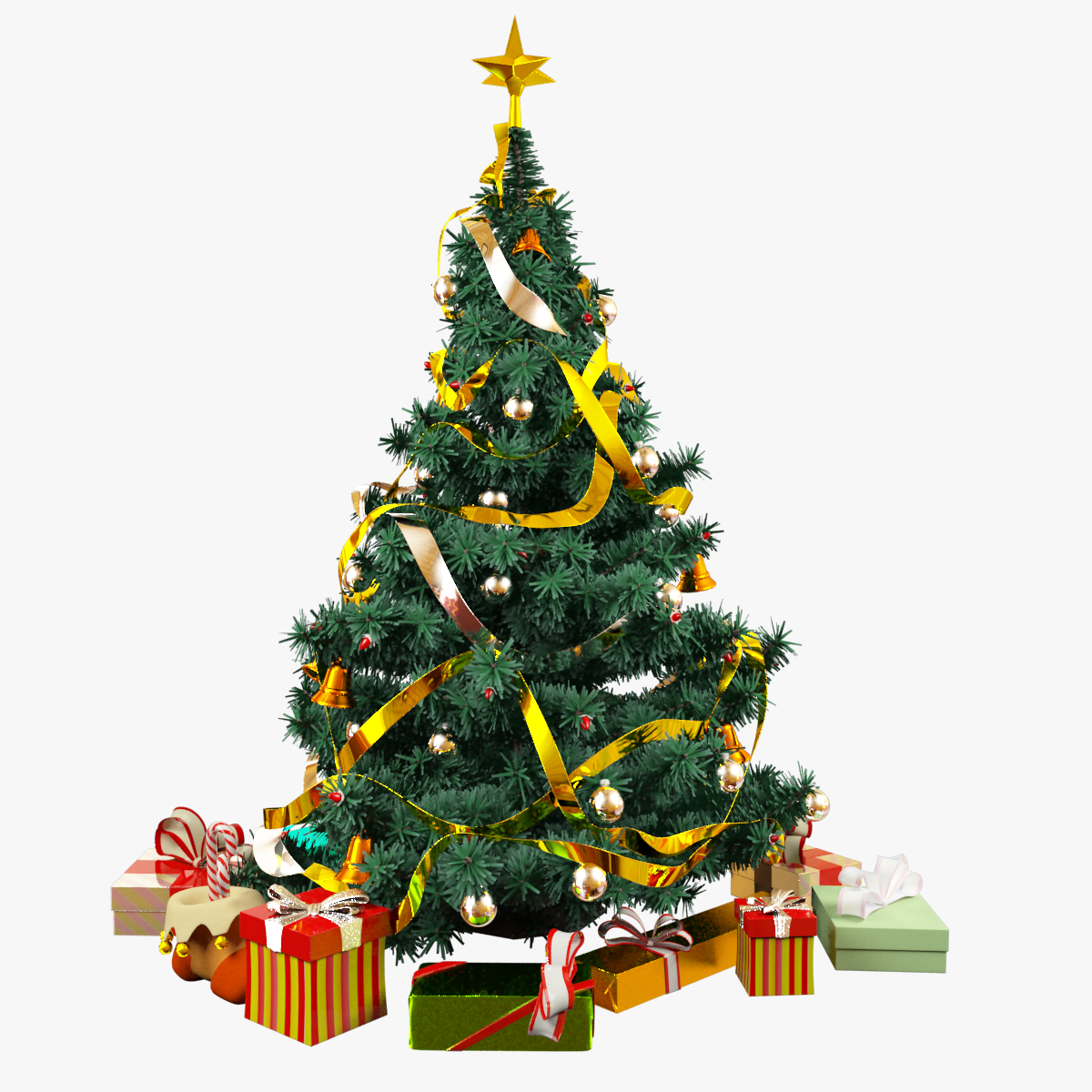 3d christmas tree