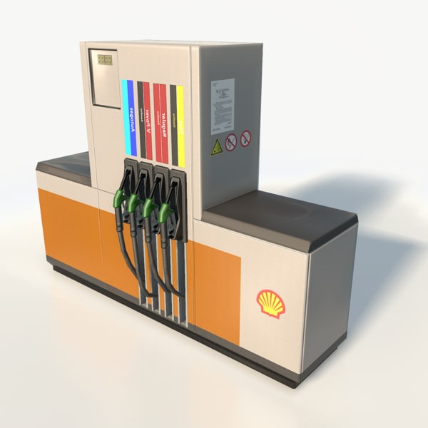 3d shell fuel dispenser