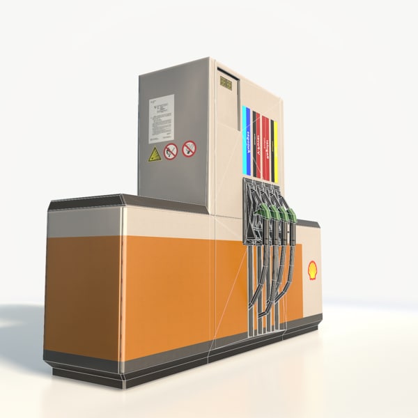3d shell fuel dispenser