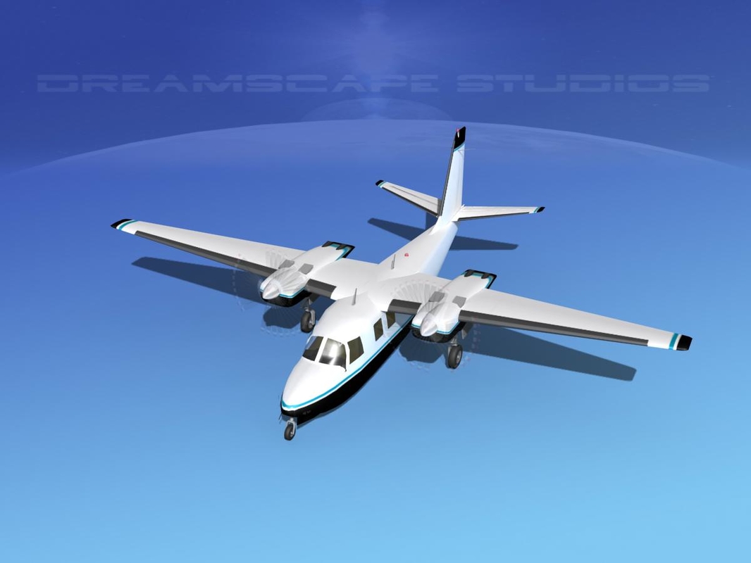 modelo 3d Aero Commander 500 V06 - TurboSquid 1088733