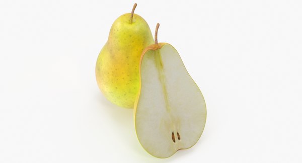 3d pear photorealistic model