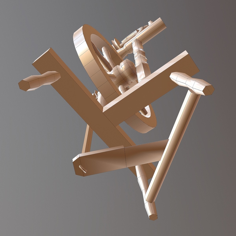 Drehendes Rad 3D-Modell - TurboSquid 1088932