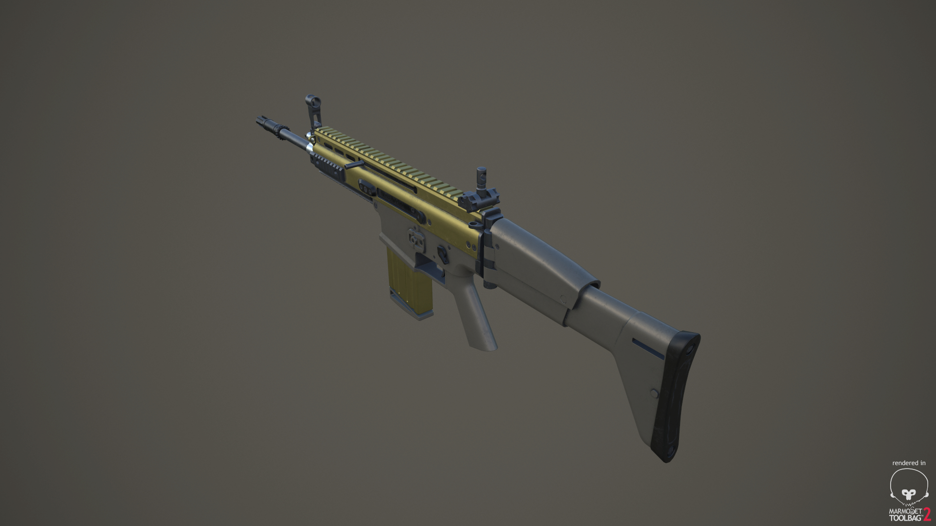 scar scar-h 3d model
