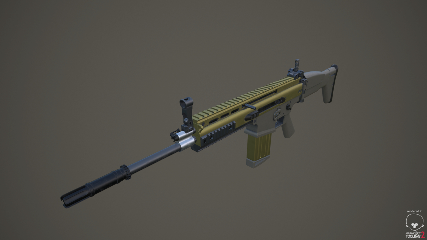 scar scar-h 3d model