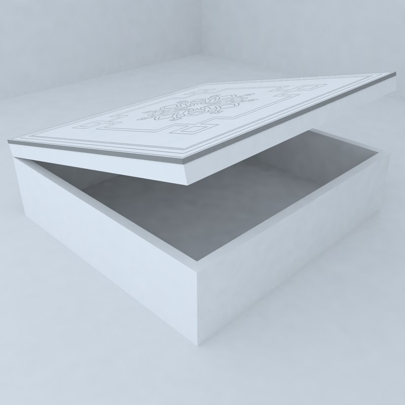 3d designed box model