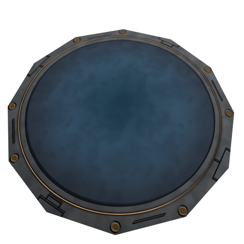 teleporter pad 3d obj