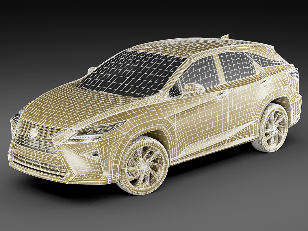 3d model lexus rx 450h