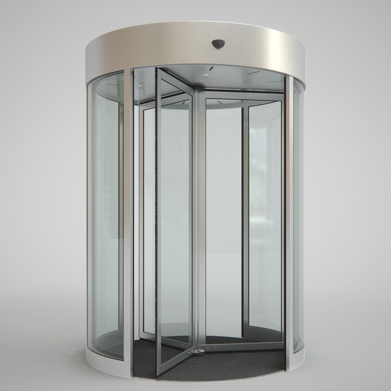 3d model revolving door