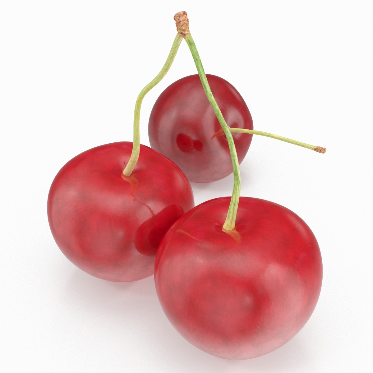 3d Cherry Rendering Model