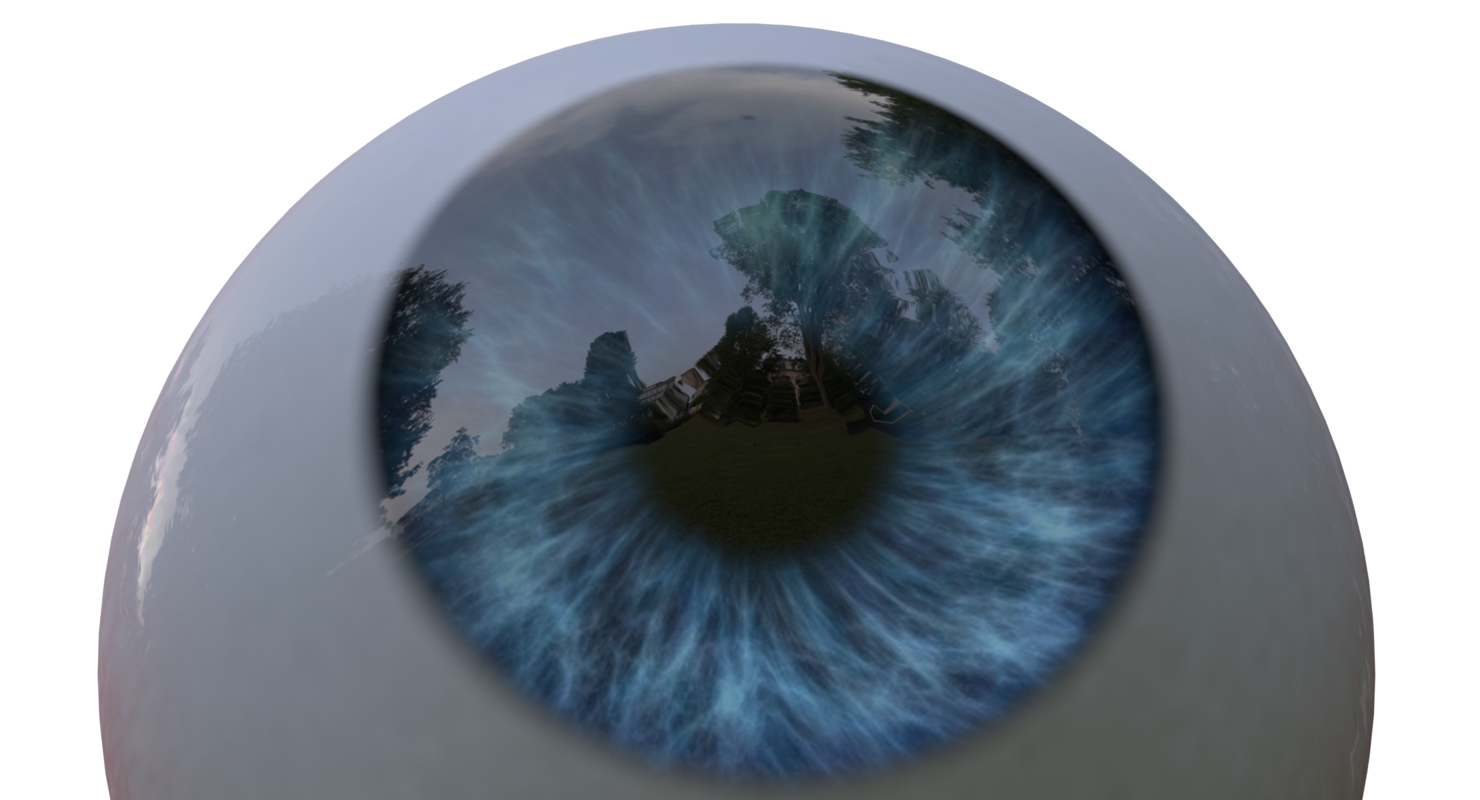realistic human eye 3d model
