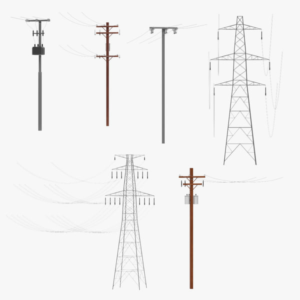 Utility Pole 3D Models for Download | TurboSquid