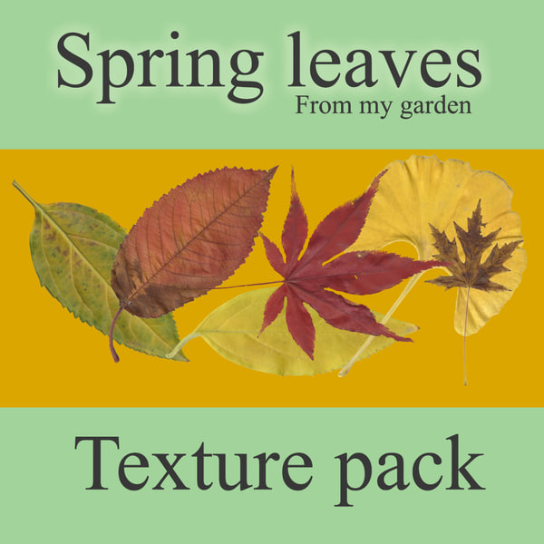 Texture PNG leaves texture pack