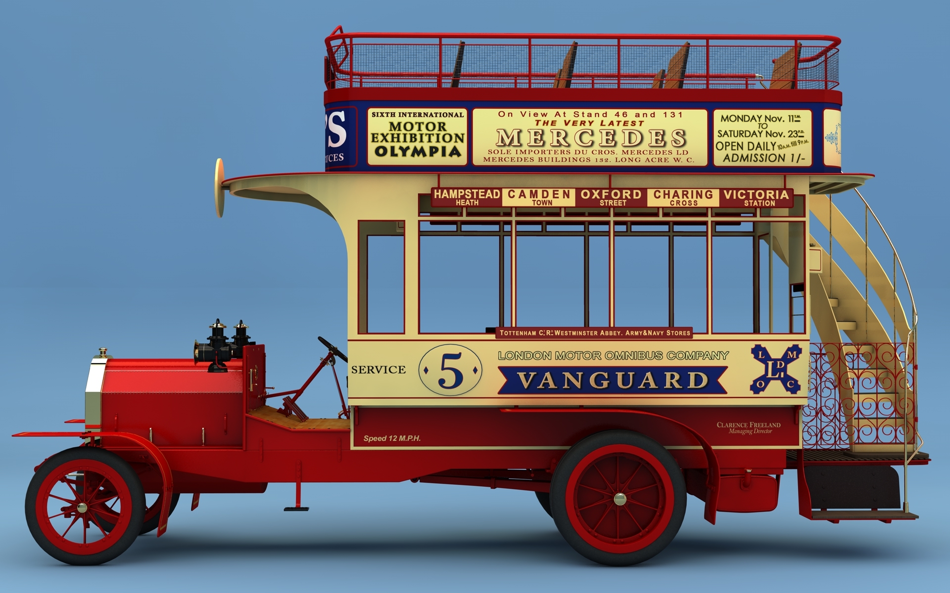 3d model london vanguard omnibus