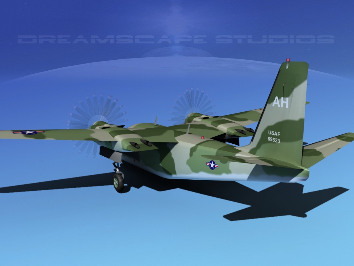 3d propellers aero commander 560 model