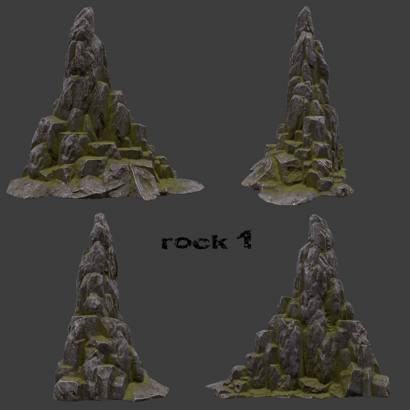 3d rock 1