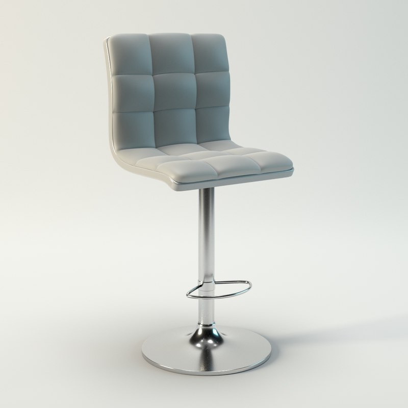 3d model bar chair