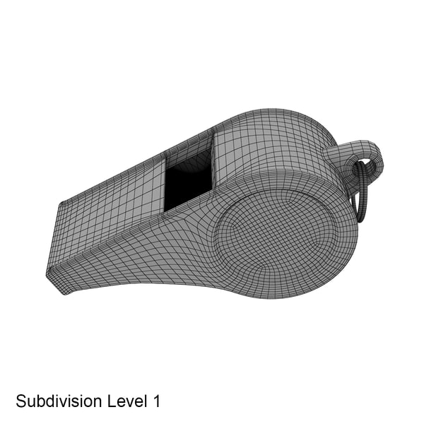 whistle 3d model