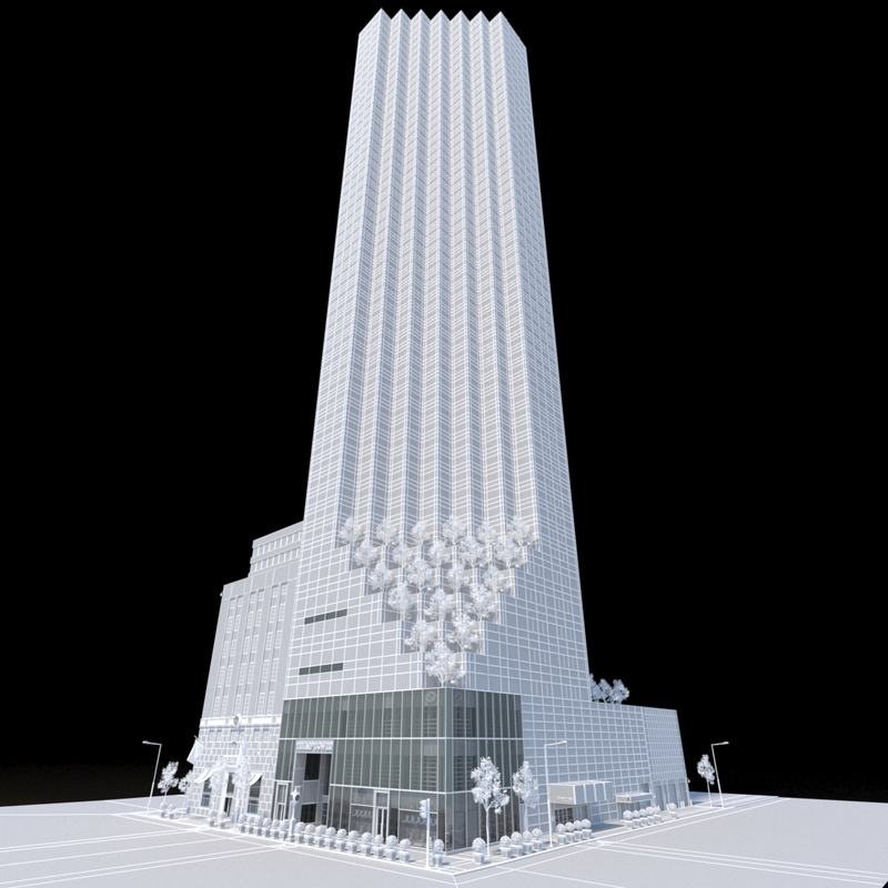 trump tower new york 3d model