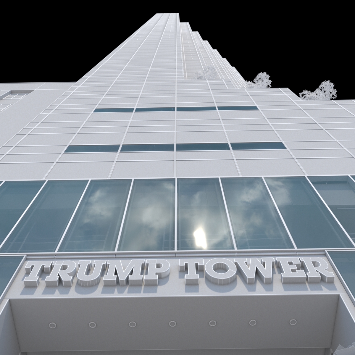 trump tower new york 3d model