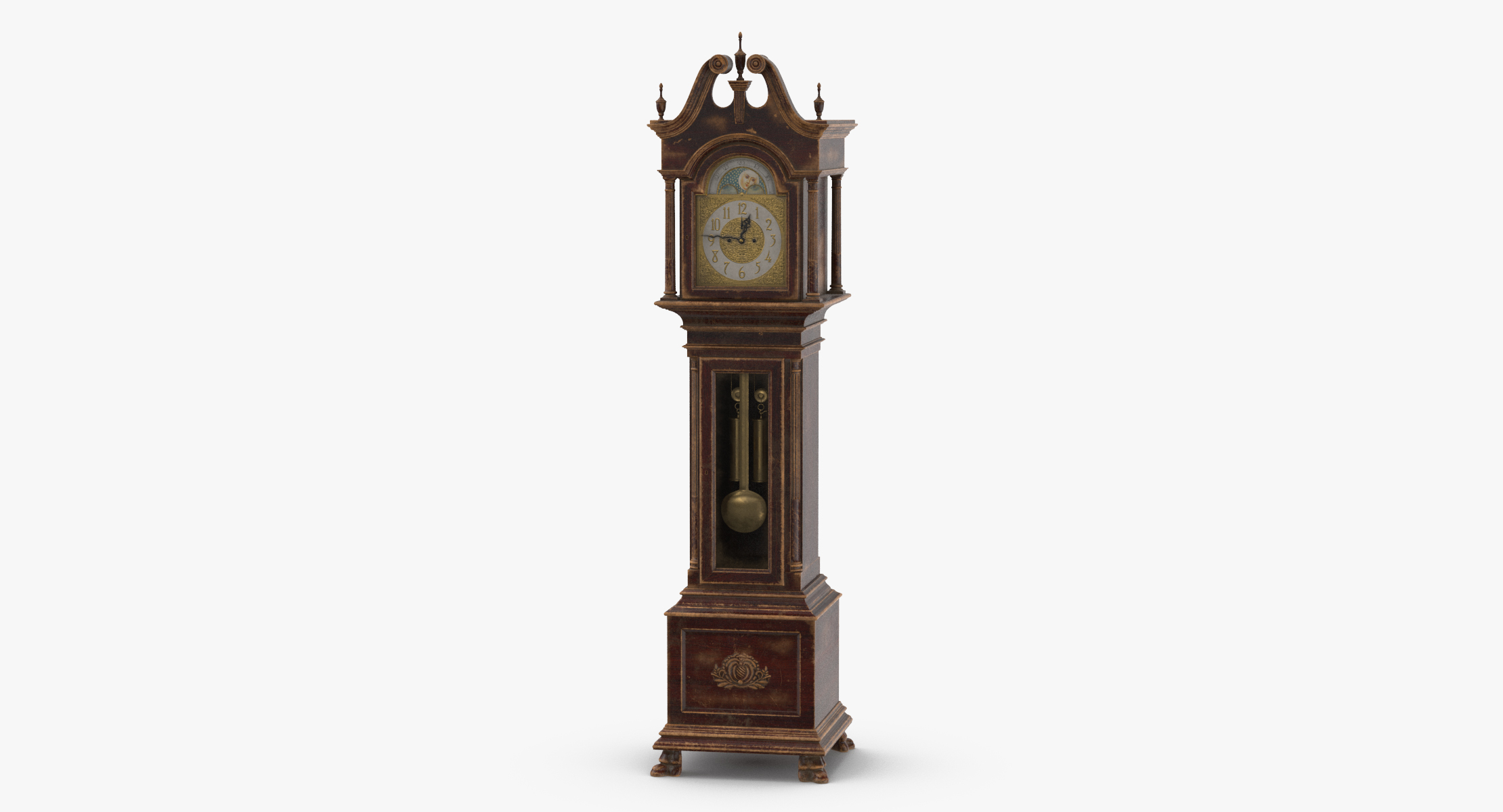 creepy grandfather clock 01 max