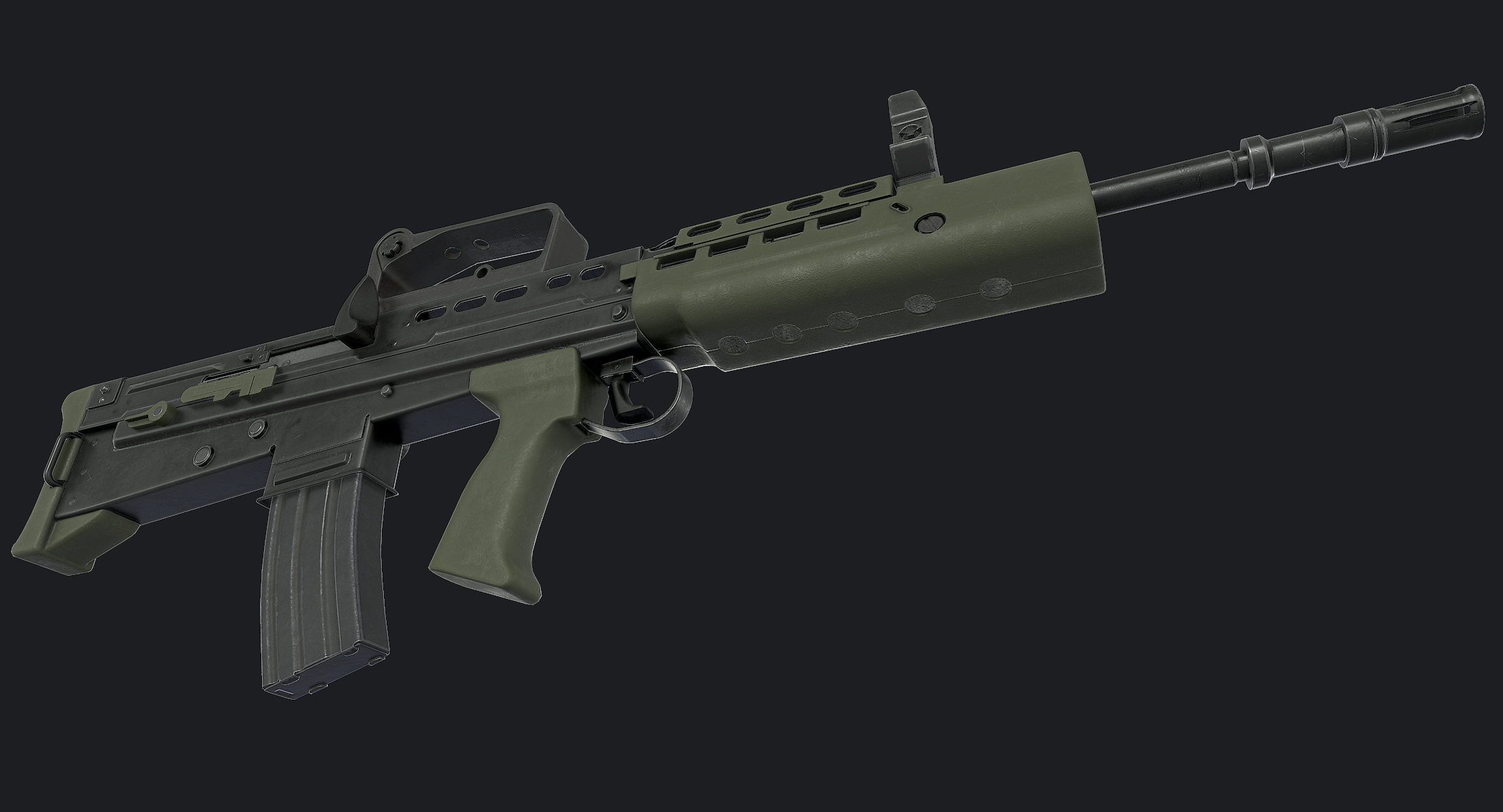 Rifle L85A2 Modelo 3D - TurboSquid 1090034