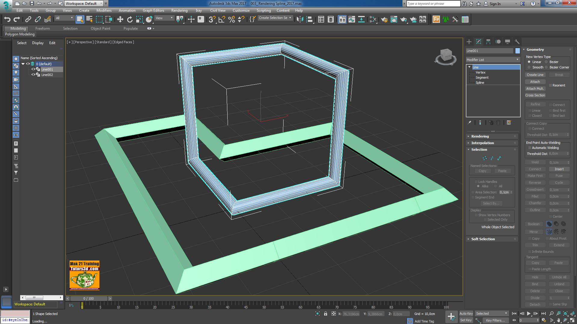 Training spline 3d italiano