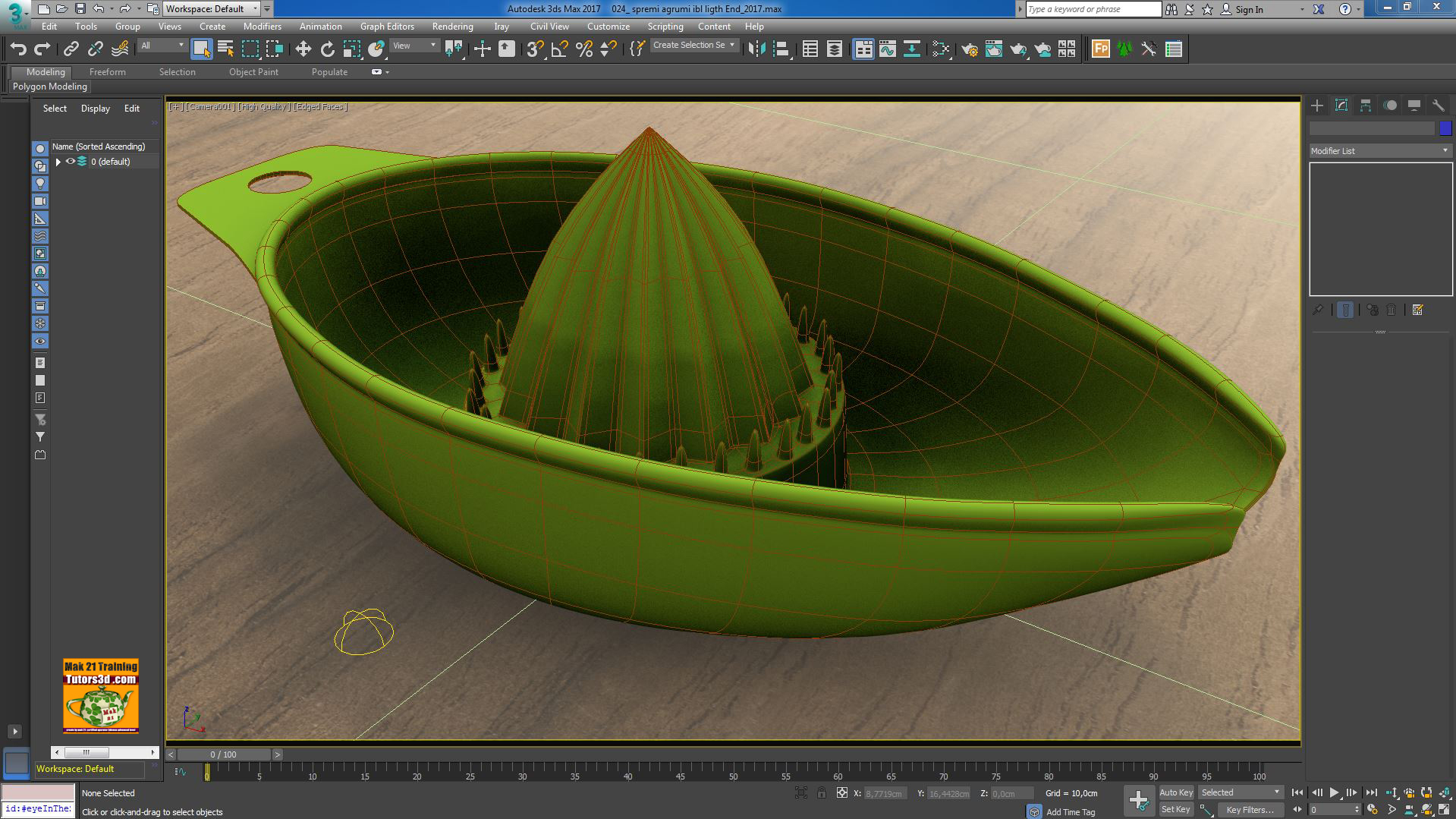 Training spline 3d italiano