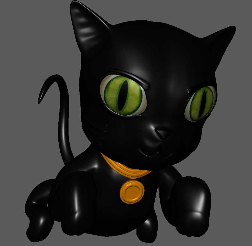 free fbx mode cat cartoon