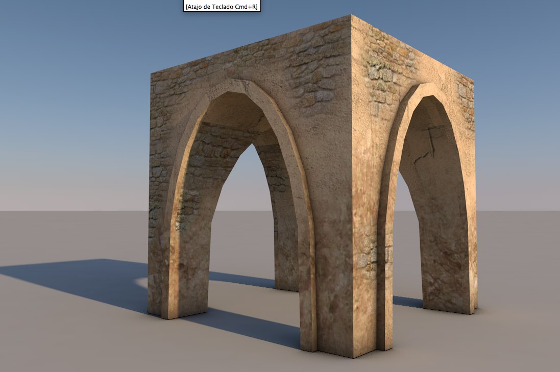 3d arabic arc