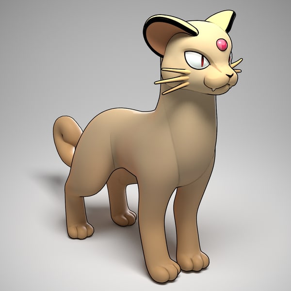 3d persian pokemon