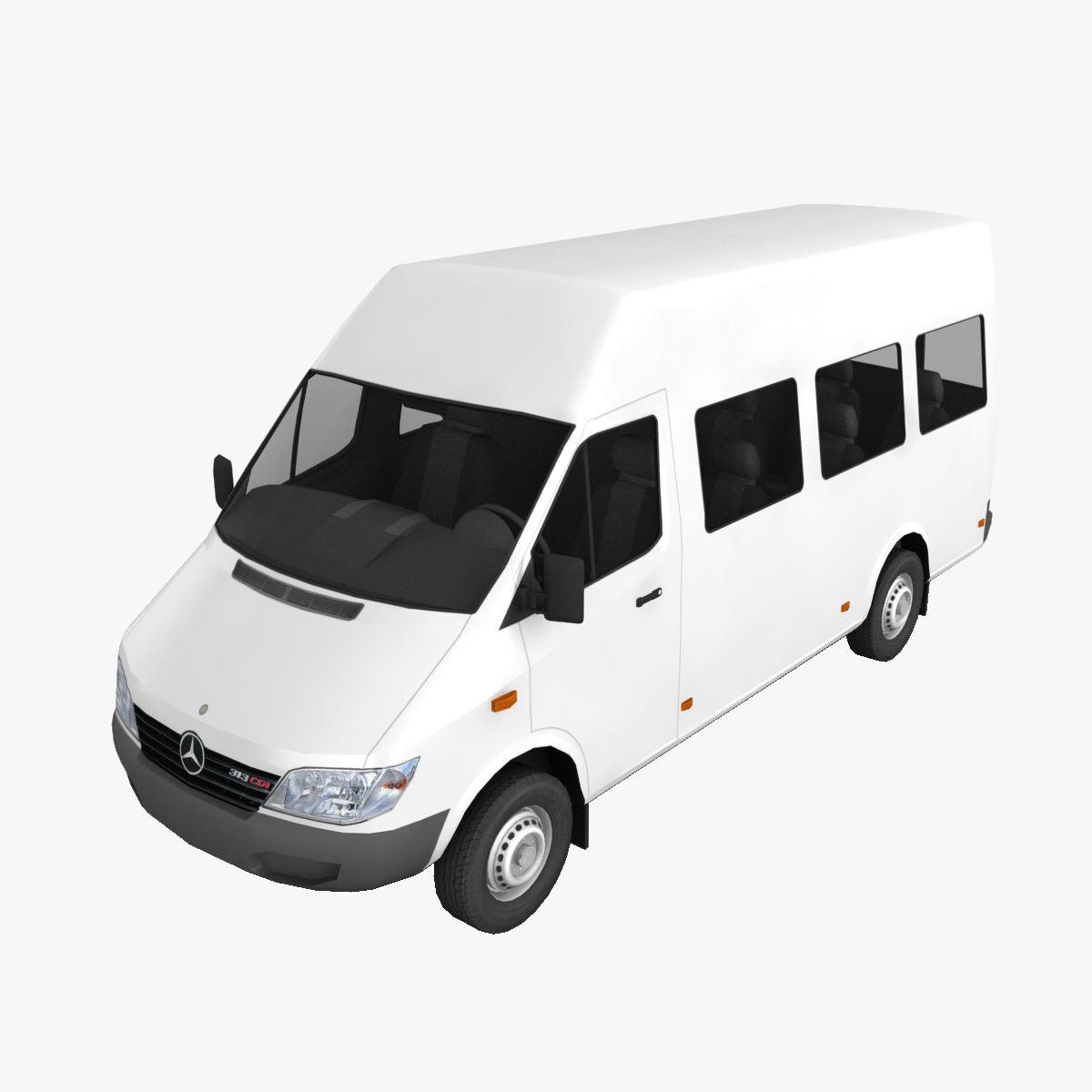 mercedes sprinter passenger 3d max