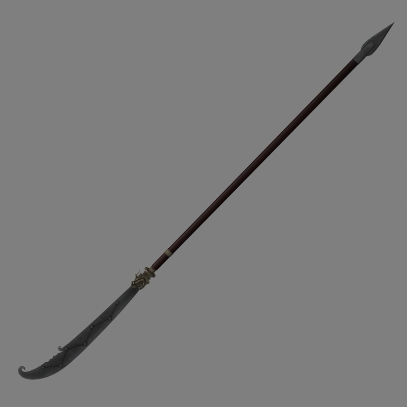 old chinese halberd max