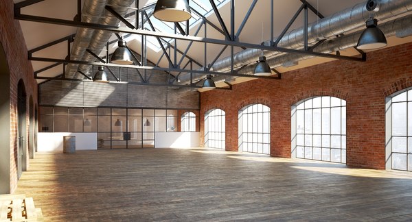 industrial warehouse interior max